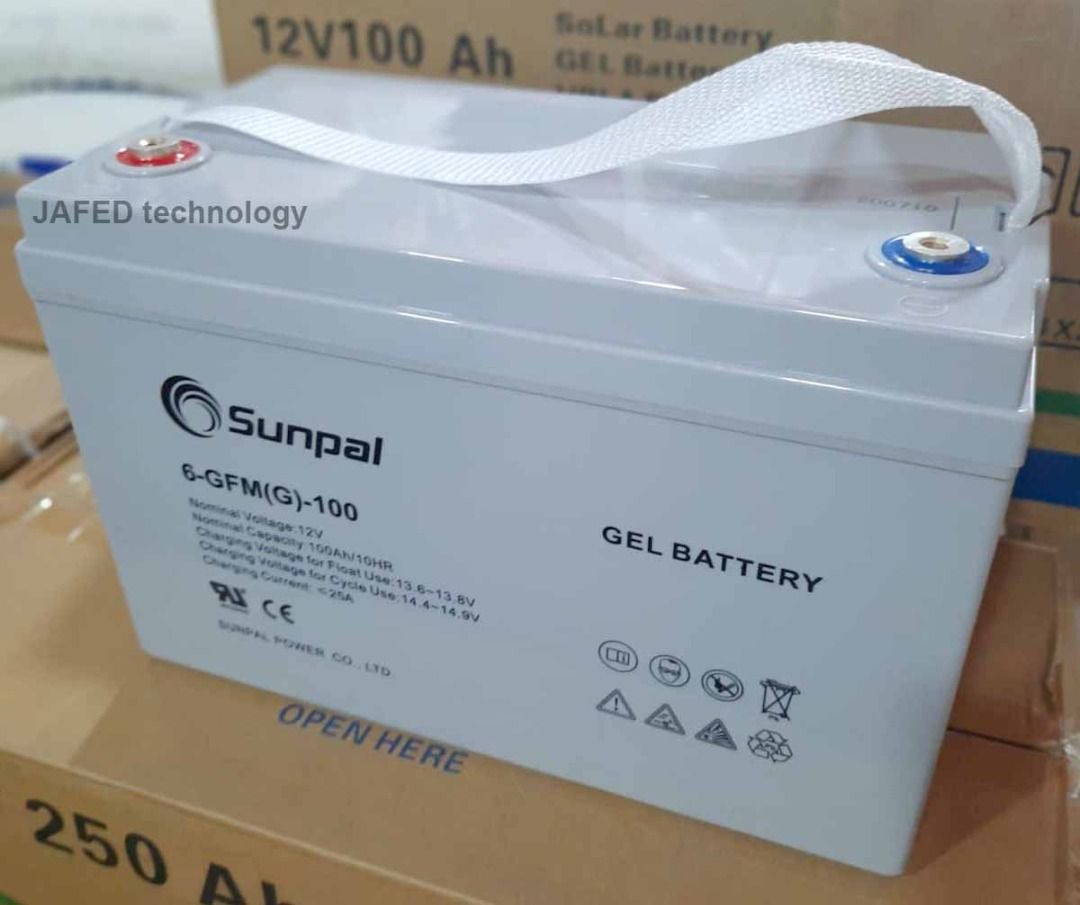 100AH 12V Sunpal Gel Battery / Solar Battery / UPS Battery / eBike ...