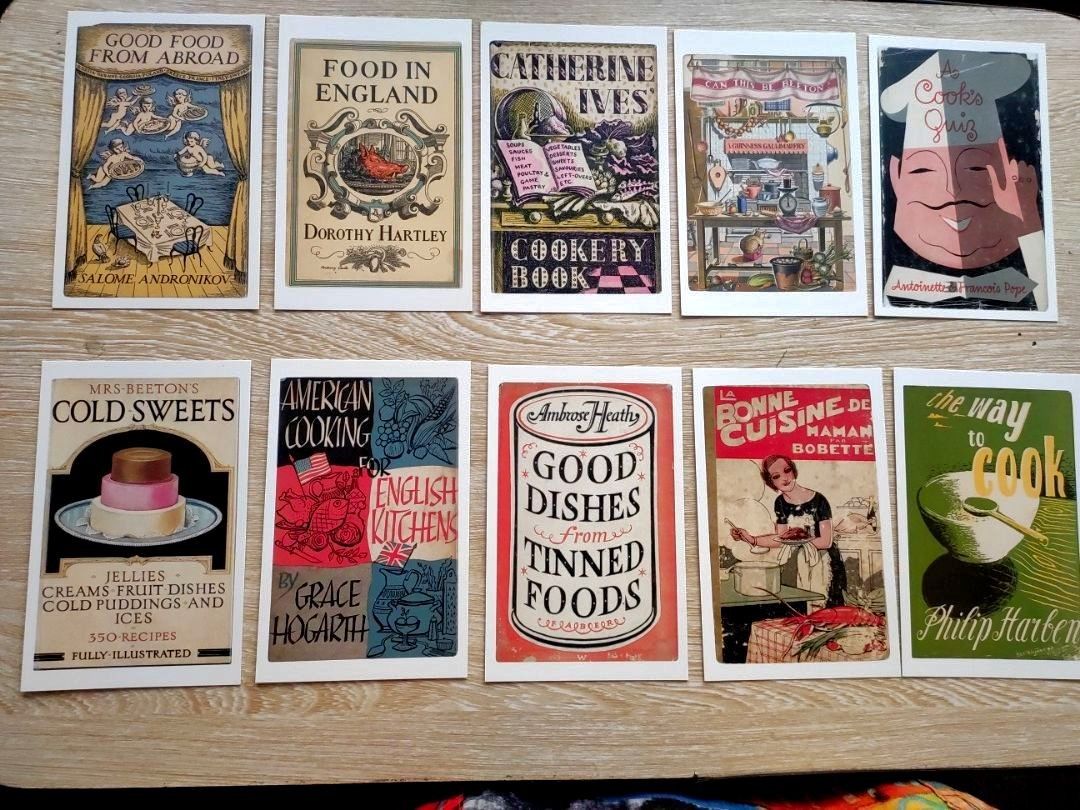 1950s London Cooking, baking chef vintage postcards 10 pcs, Hobbies ...