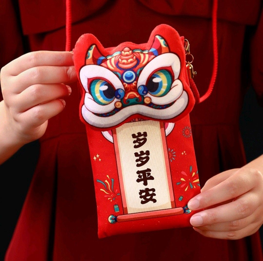 2023 CNY 3D Ang Bao pouch, Women's Fashion, Bags & Wallets, Wallets ...