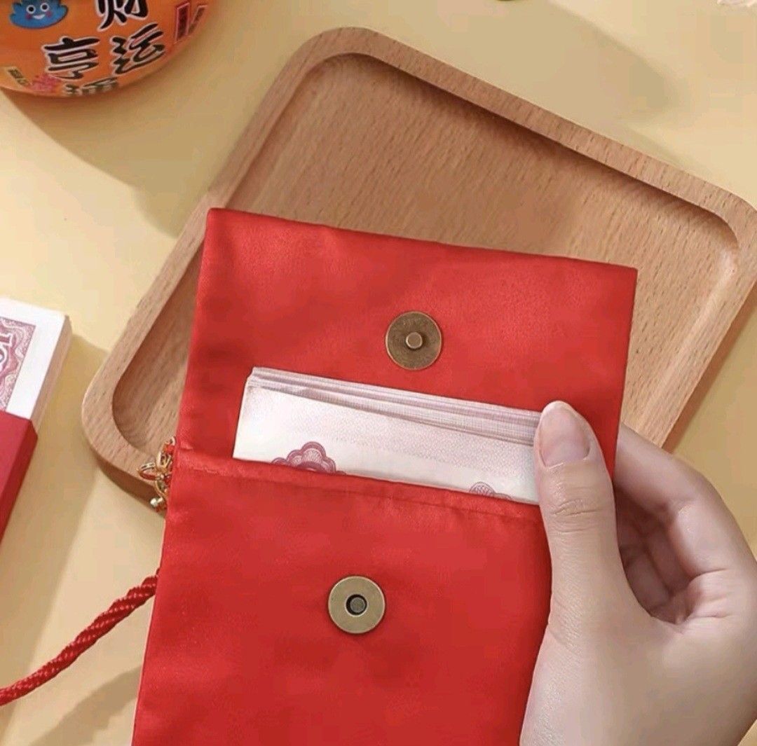 2023 CNY 3D Ang Bao pouch, Women's Fashion, Bags & Wallets, Wallets ...