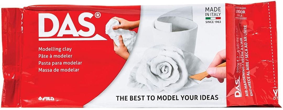 2.2 LB DAS Modelling Clay Block Air Hardening Molding Pliable Air ...
