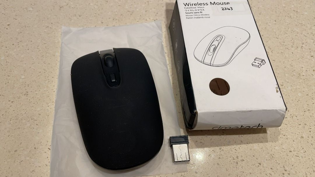 2343) Cimetech 2.4GHz Rechargeable Wireless Mouse, Wireless Optical ...