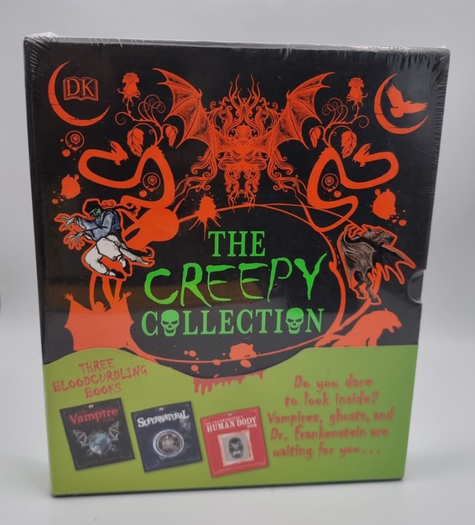 3 BOOKS SET DK The Creepy Collection Scary Books Dr. Frankenstein's ...