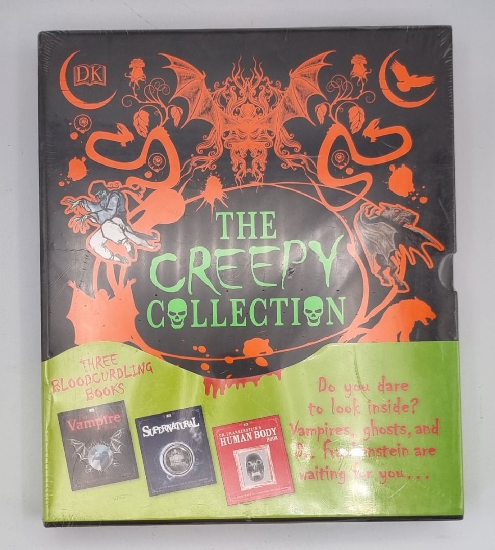 3 BOOKS SET DK The Creepy Collection Scary Books Dr. Frankenstein's ...