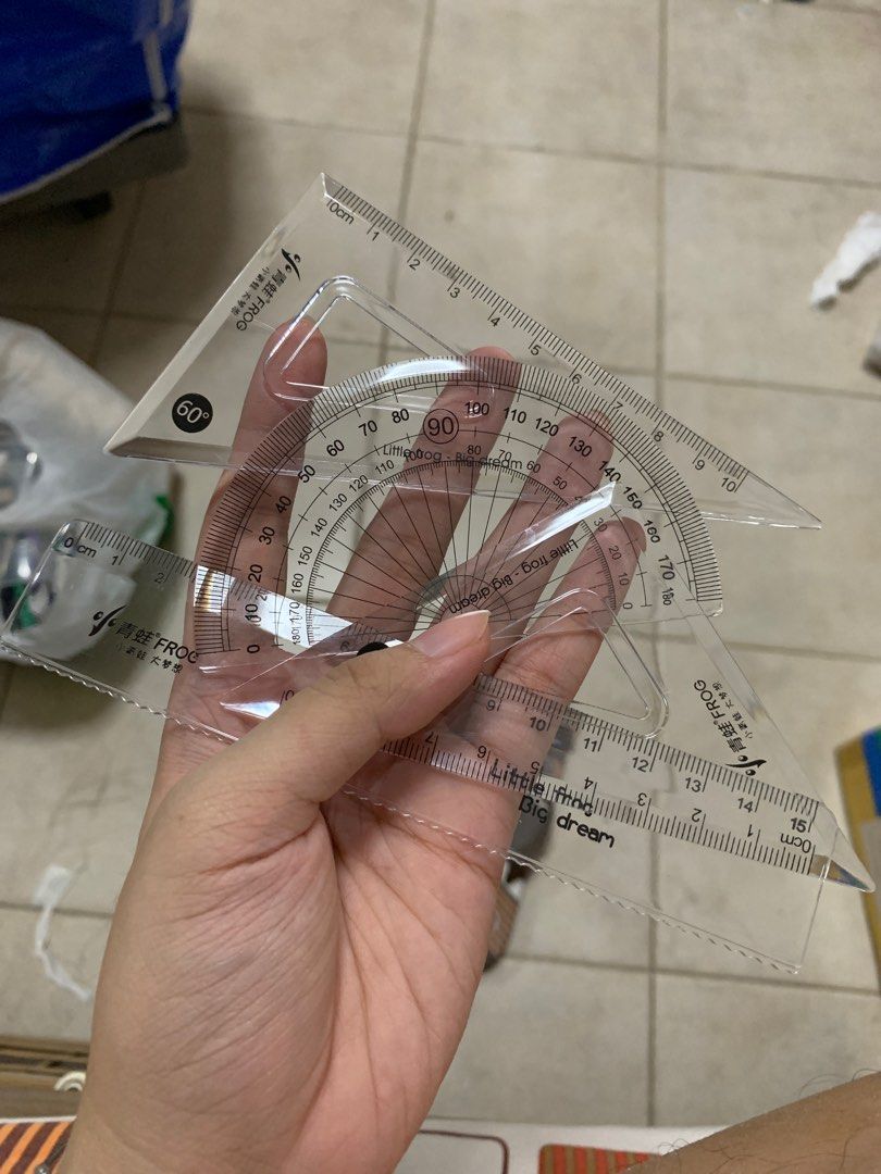 $3 each: Geometry set of rulers /Box of pilot ball-point pen, 12 pens ...
