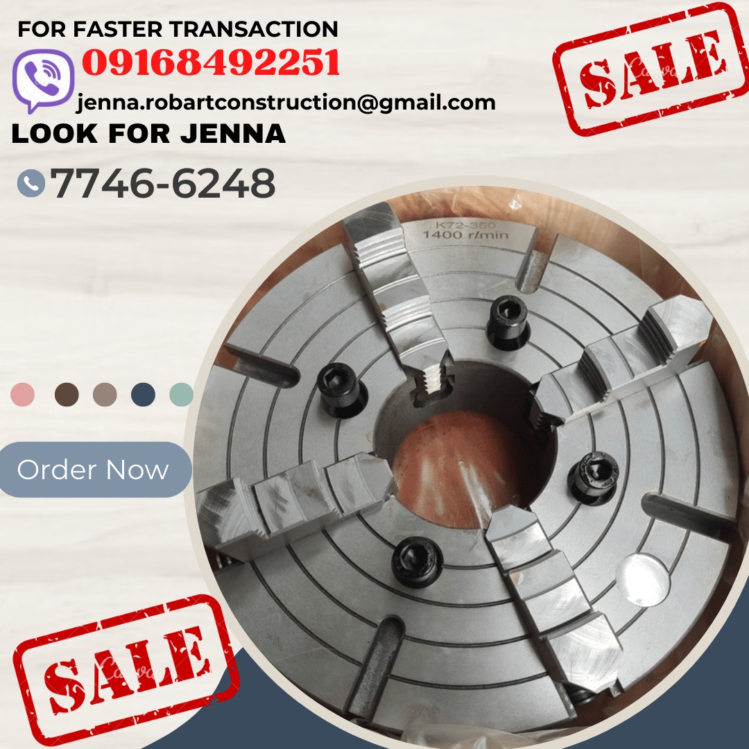 4 jaw independent lathe chuck brand: Showa size: 350mm, Commercial ...