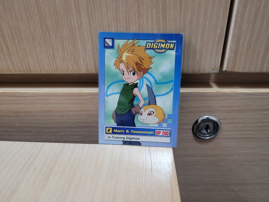 數碼暴龍動畫卡 美版 Ishida Yamato 石田大和 獨角獸 Tsunomon Digimon#2 Adventure 01 Tri ...
