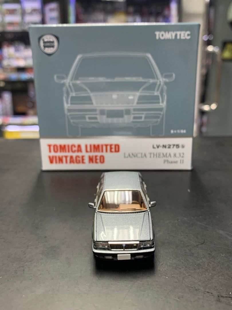 本月新車！ Tomica Limited Vintage Neo Tomytec 1:64 LV-N275b Lancia Thema 8.32 Phase II (Grey 灰色) (行版 ...