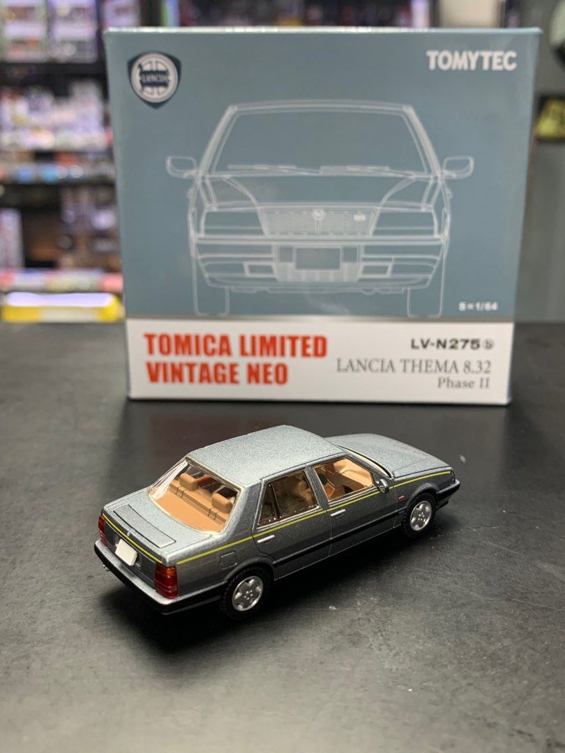 本月新車！ Tomica Limited Vintage Neo Tomytec 1:64 LV-N275b Lancia Thema 8.32 Phase II (Grey 灰色) (行版 ...