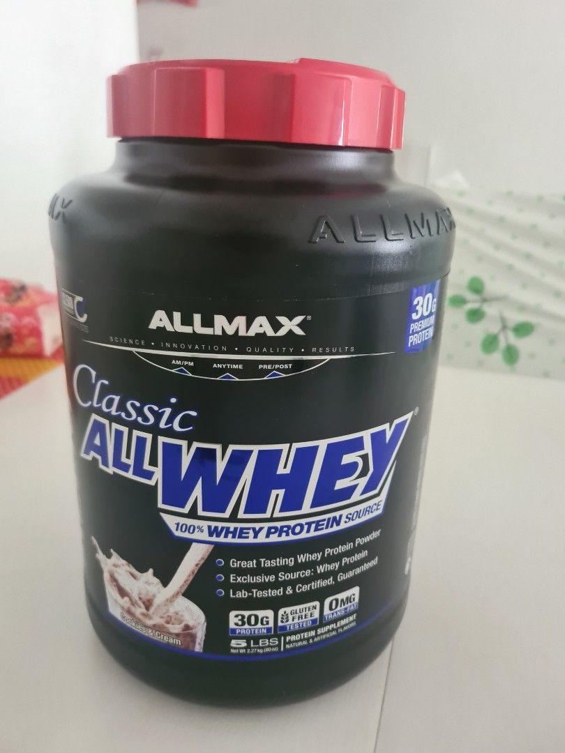 AllMax Classic AllWhey Protein 2.5kg, Health & Nutrition, Health Supplements, Sports & Fitness ...