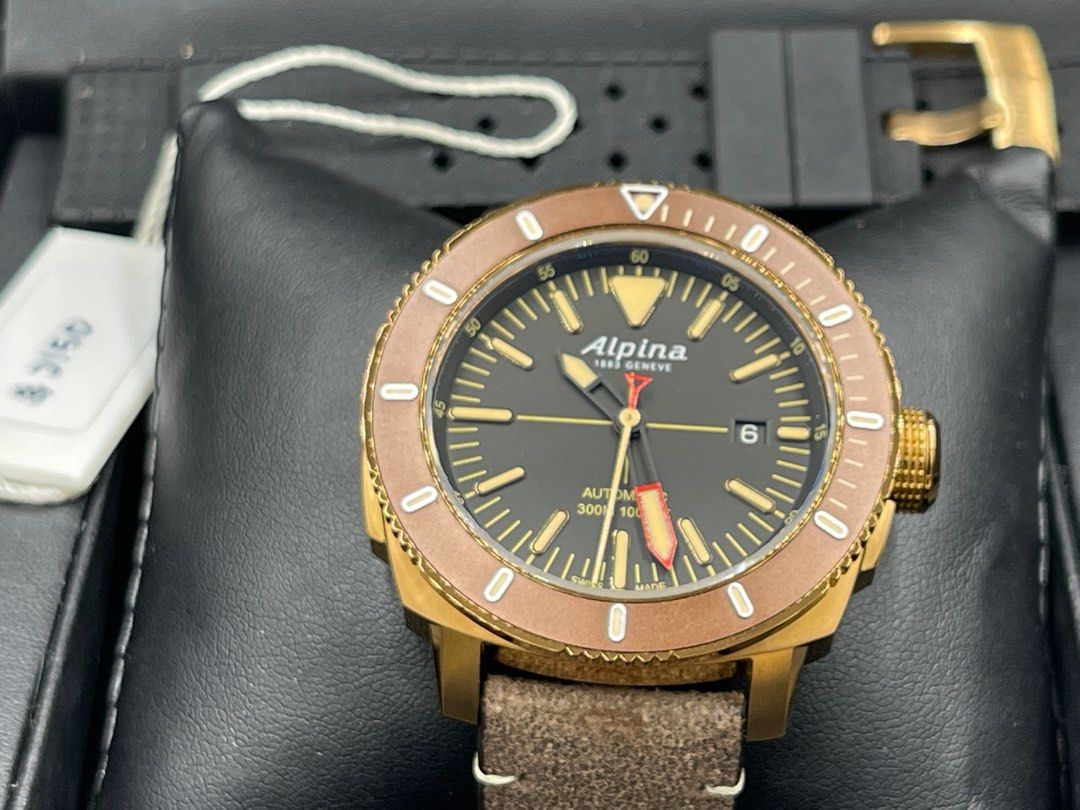 Alpina Seastrong 300m Diver Bronze(Automatic), Luxury, Watches on Carousell