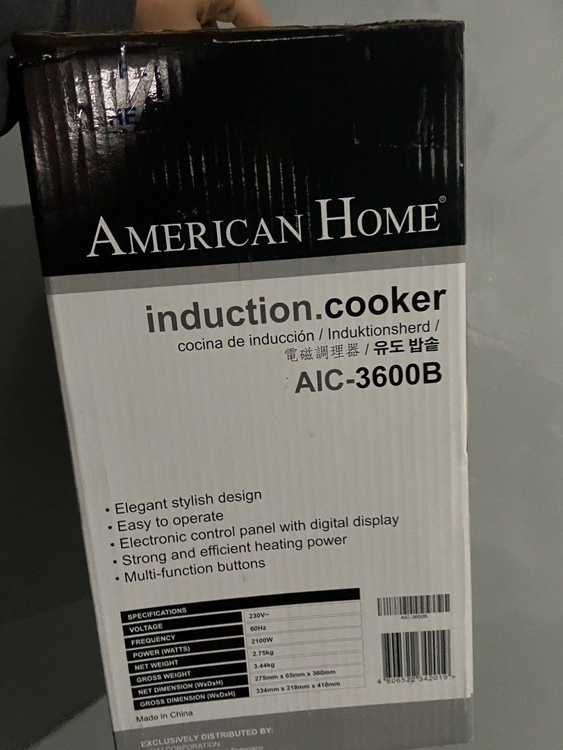 American Home Induction Cooker, TV & Home Appliances, Kitchen ...
