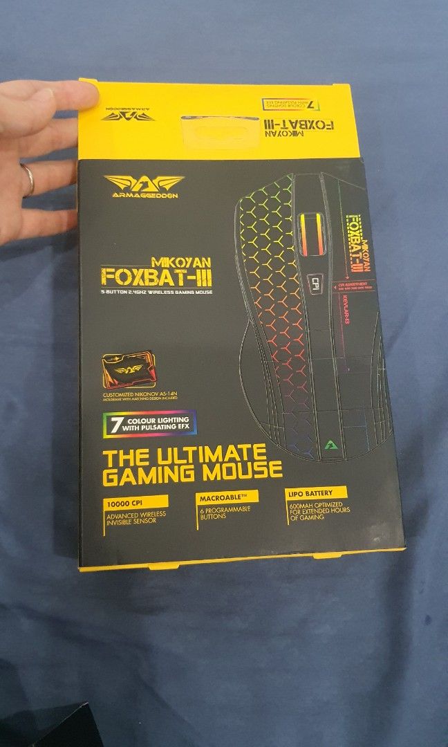 Armageddon Mikoyan Foxbat-iii Wireless Bluetooth Gaming Mouse ...