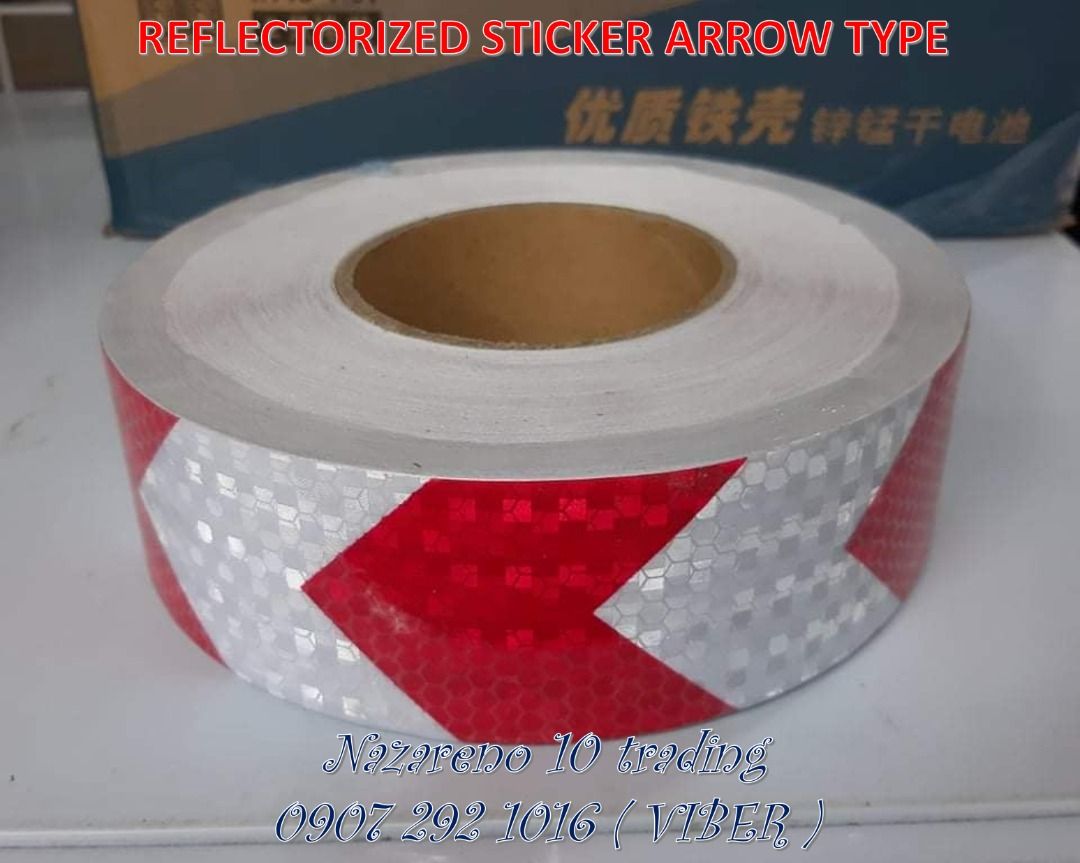 Arrow type Reflectorized sticker 53, Commercial & Industrial ...