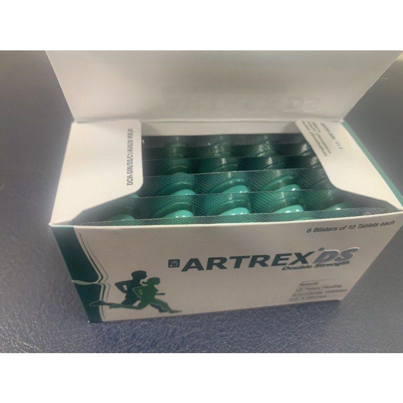 Artrex DS x 60 tablets Exp. Feb. 2024, Health & Nutrition, Health ...