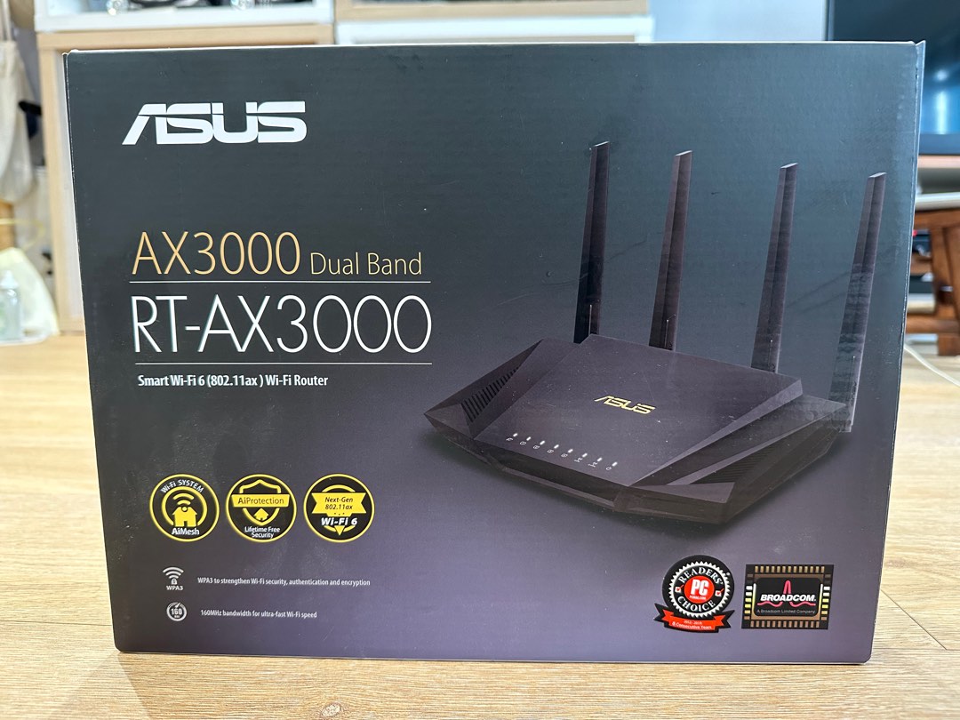 ASUS RT-AX3000 Router, Computers & Tech, Parts & Accessories ...