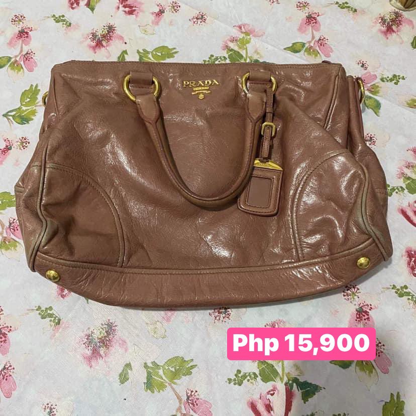 Authentic Prada Two Way Bag, Luxury, Bags & Wallets on Carousell