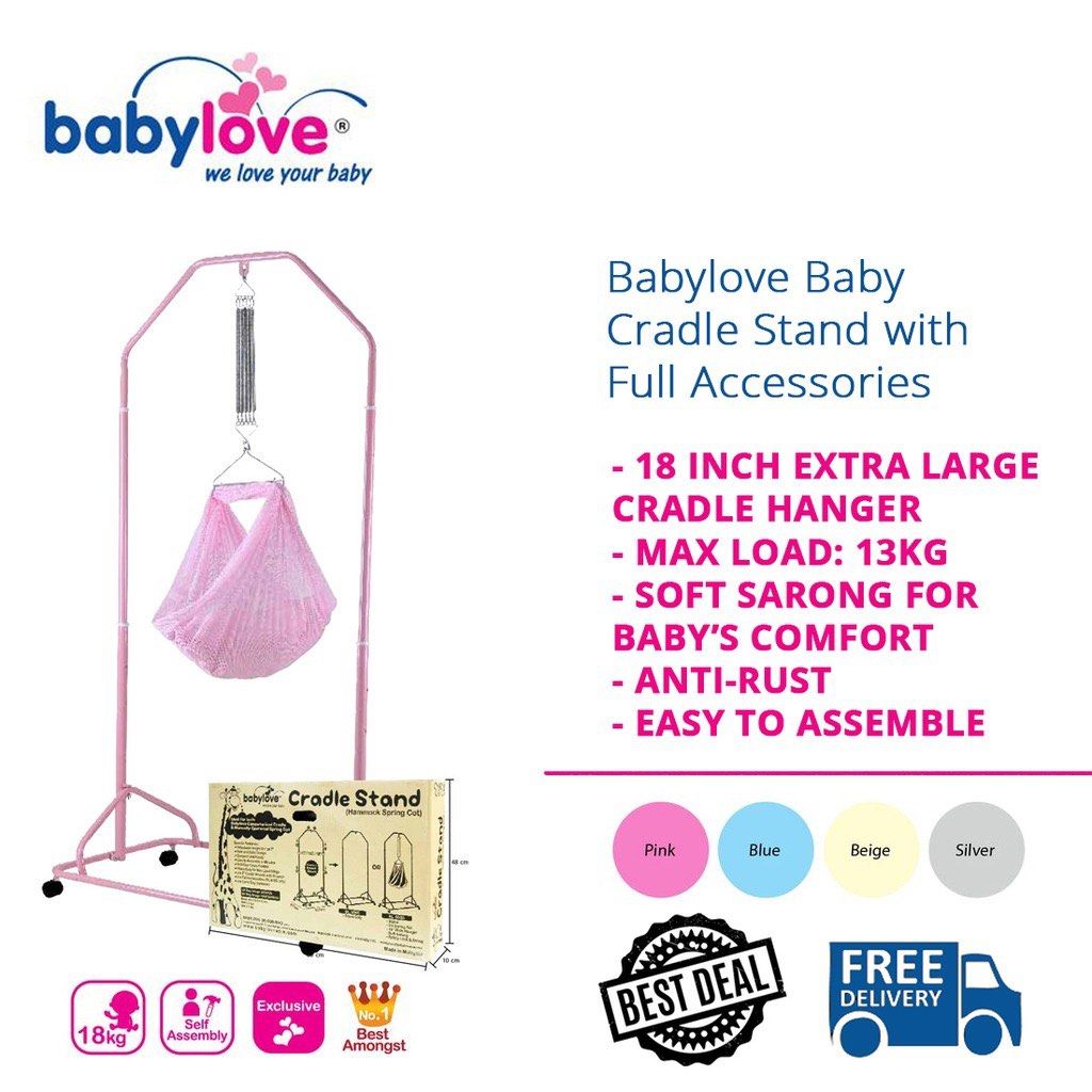 Babylove Baby Cradle Stand, Babies & Kids, Baby Nursery & Kids ...