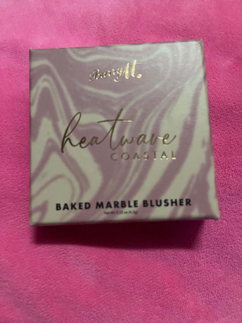Baked marble blush BARRY M. (Heatwave coastal), Beauty & Personal Care ...