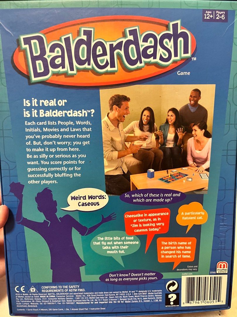 Balderdash Board Game, Hobbies & Toys, Toys & Games on Carousell