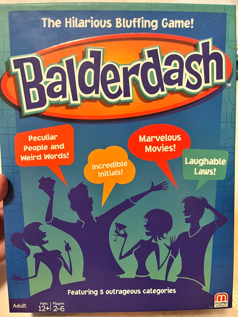 Balderdash Board Game, Hobbies & Toys, Toys & Games on Carousell