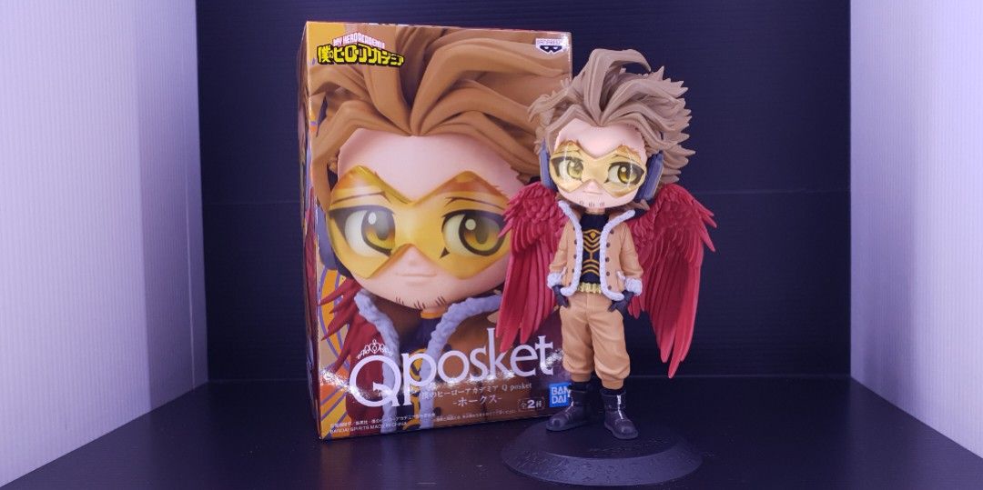 BANDAI QPosket :My Hero Academia - Hawks (Ver. A), Hobbies & Toys, Toys ...