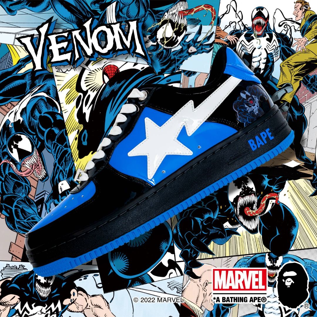 Bape x Marvel Bape sta Venom Spiderman Dr Strange, Men's Fashion ...