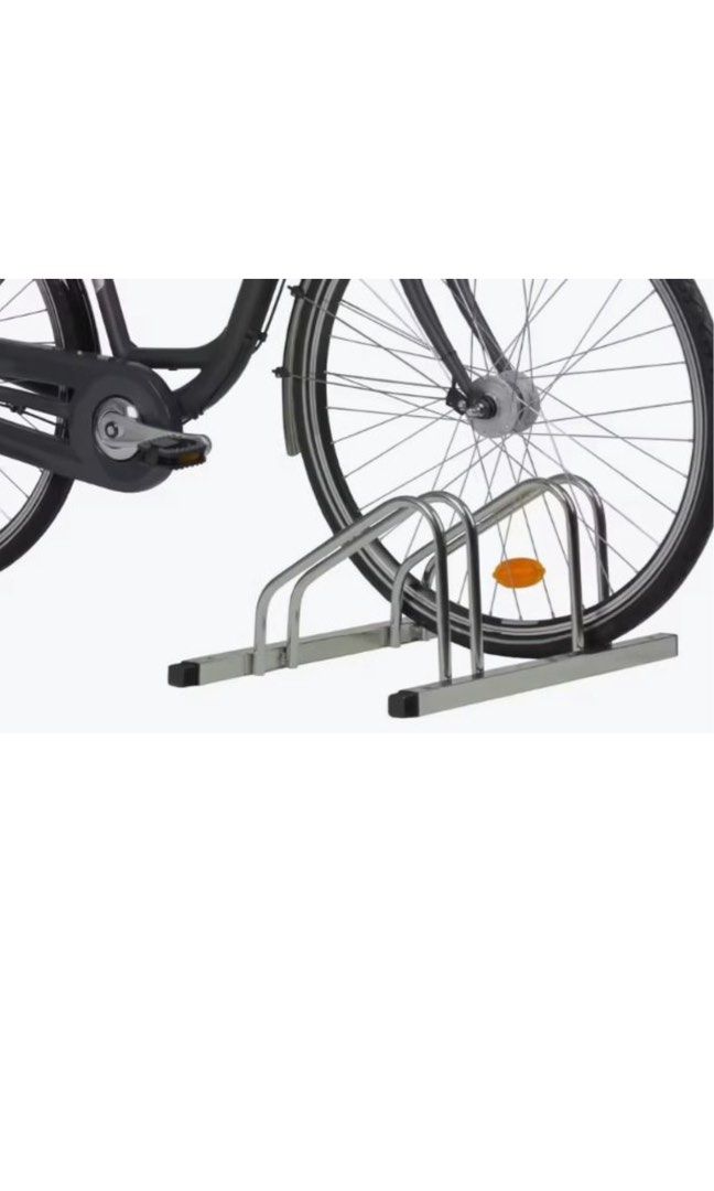 Bike Storage Rack Btwin Metal 2-Bike Modular - Silver (Decathlon ...
