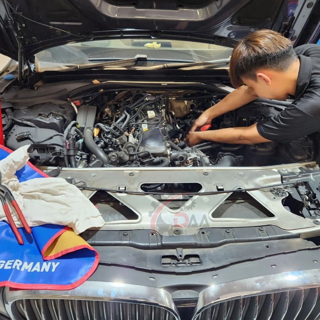 BMW G12 740i Oil Filter Housing and Coolant Hoses Replacement, Car ...