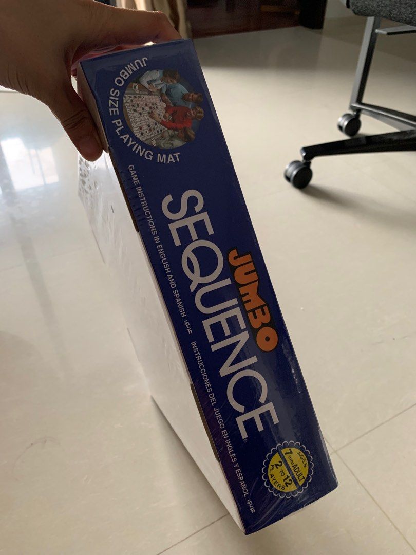 BNIB Sequence Jumbo, Hobbies & Toys, Toys & Games on Carousell