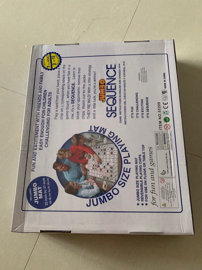 BNIB Sequence Jumbo, Hobbies & Toys, Toys & Games on Carousell