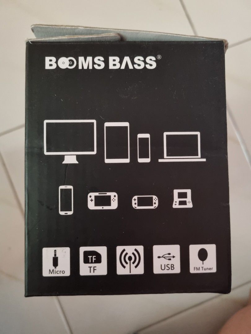 Booms Bass Wireless Speaker, Audio, Soundbars, Speakers & Amplifiers on ...