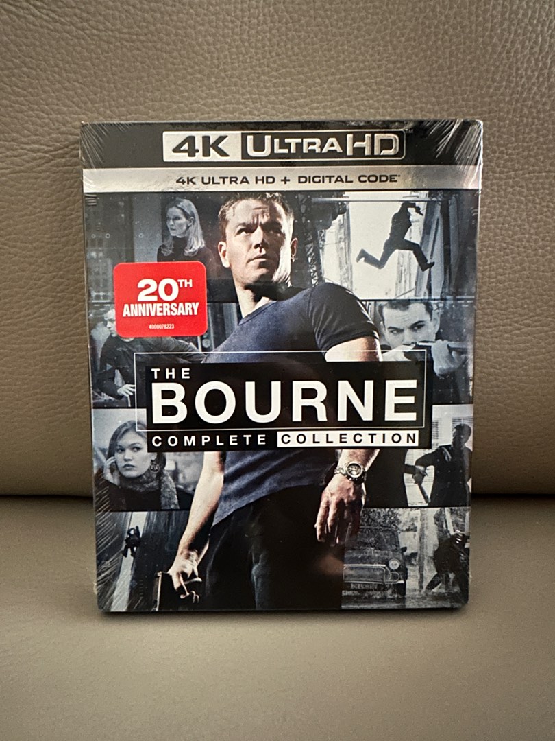 Brand New Sealed The Bourne Complete Collection 4K + Digital (20th ...
