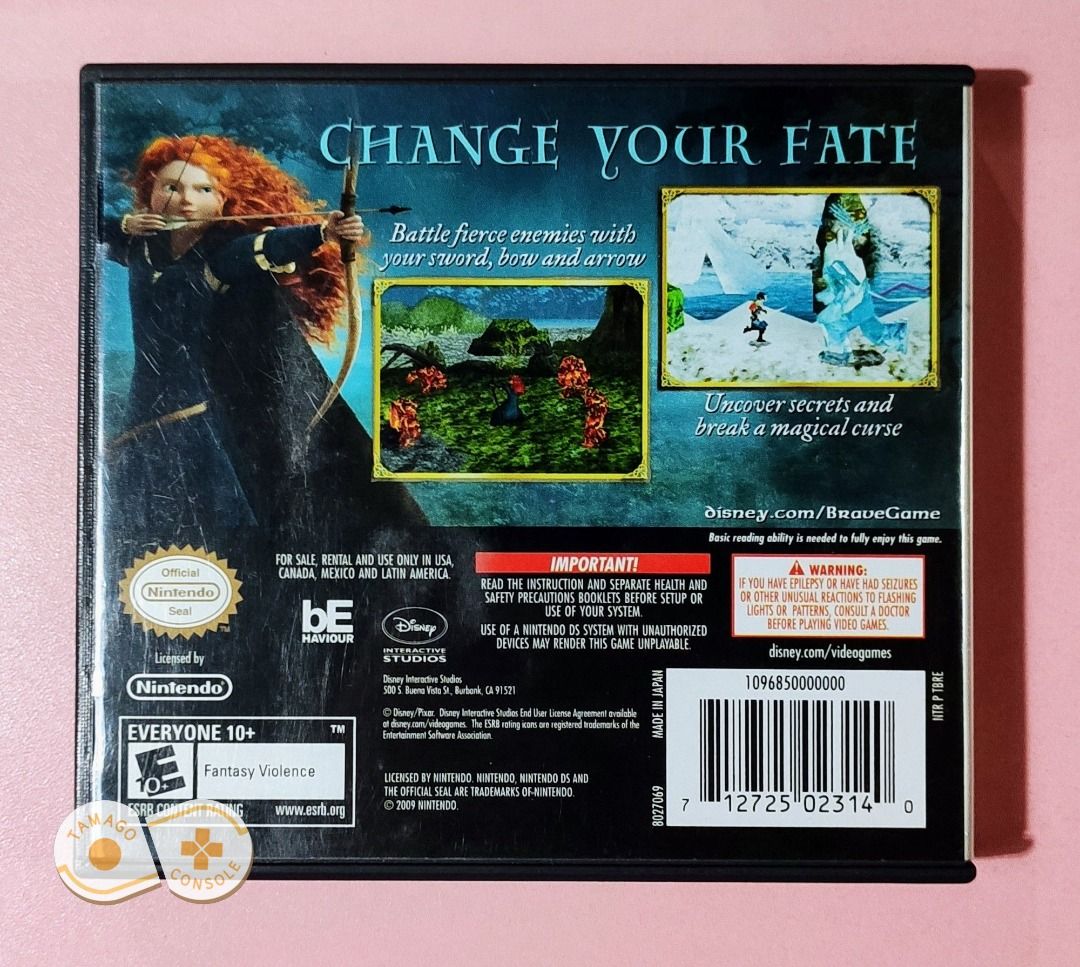 Brave The Video Game - [DS Game] [NTSC / ENGLISH Language] [CIB ...