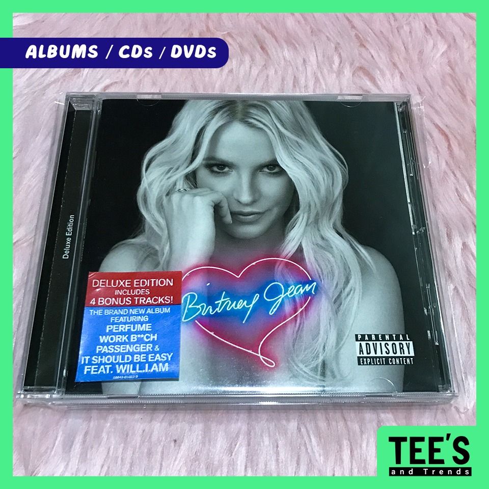 [SEALED] Britney Spears - Britney Jean (Deluxe Edition), Hobbies & Toys ...