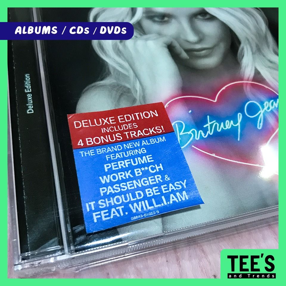 [SEALED] Britney Spears - Britney Jean (Deluxe Edition), Hobbies & Toys ...