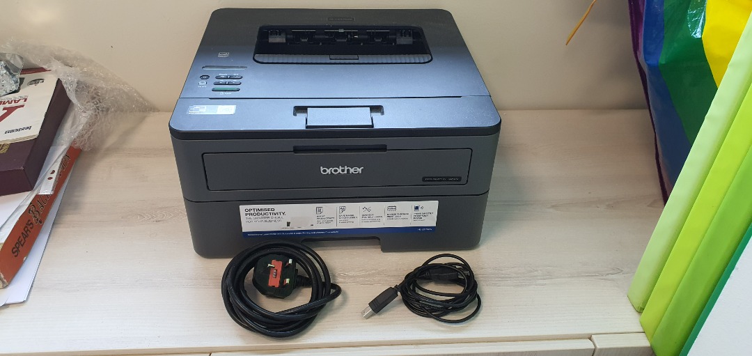 Brother HL-L2375DW LaserJet Black & White Printer, Computers & Tech ...