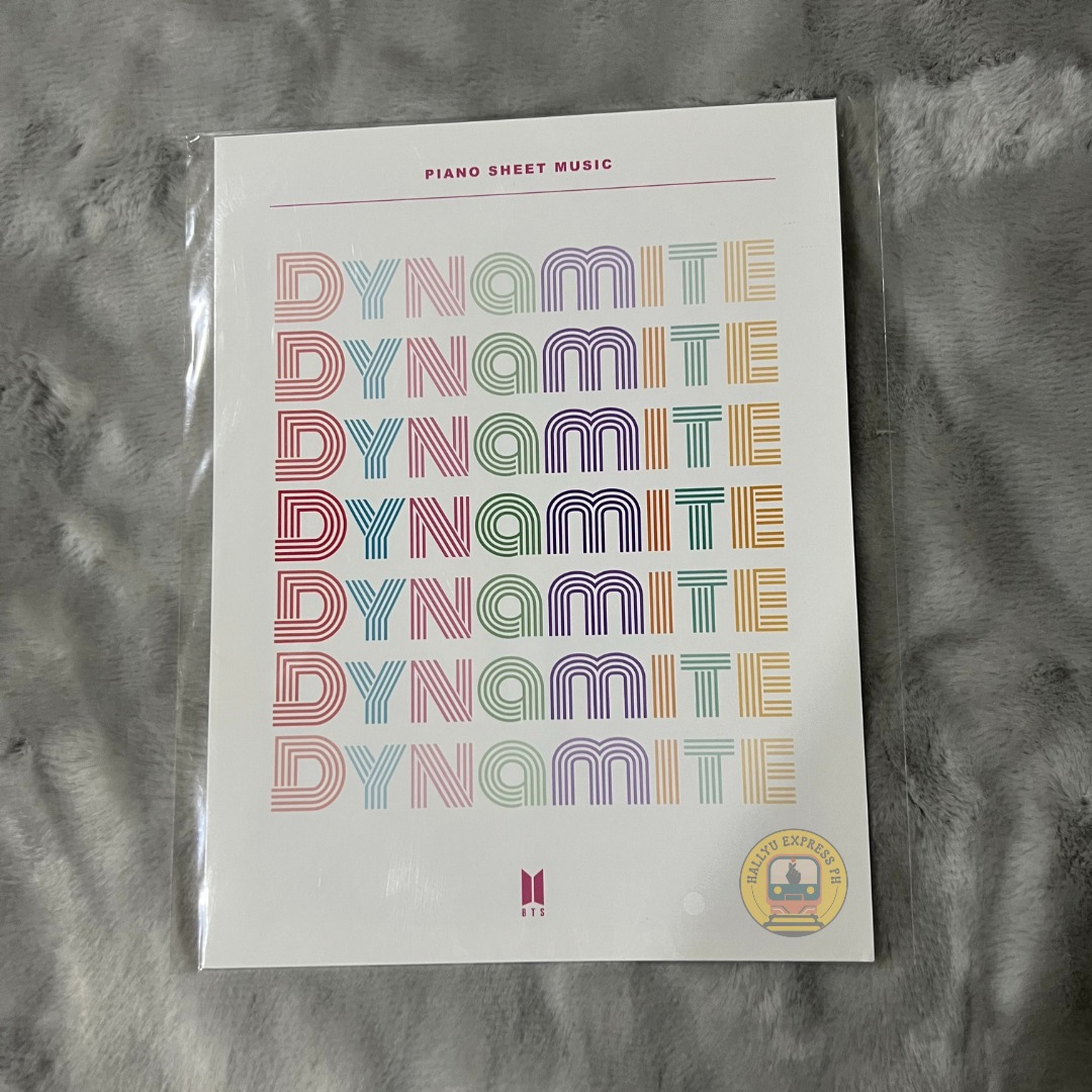 BTS Dynamite Piano Sheet Music, Hobbies & Toys, Memorabilia ...