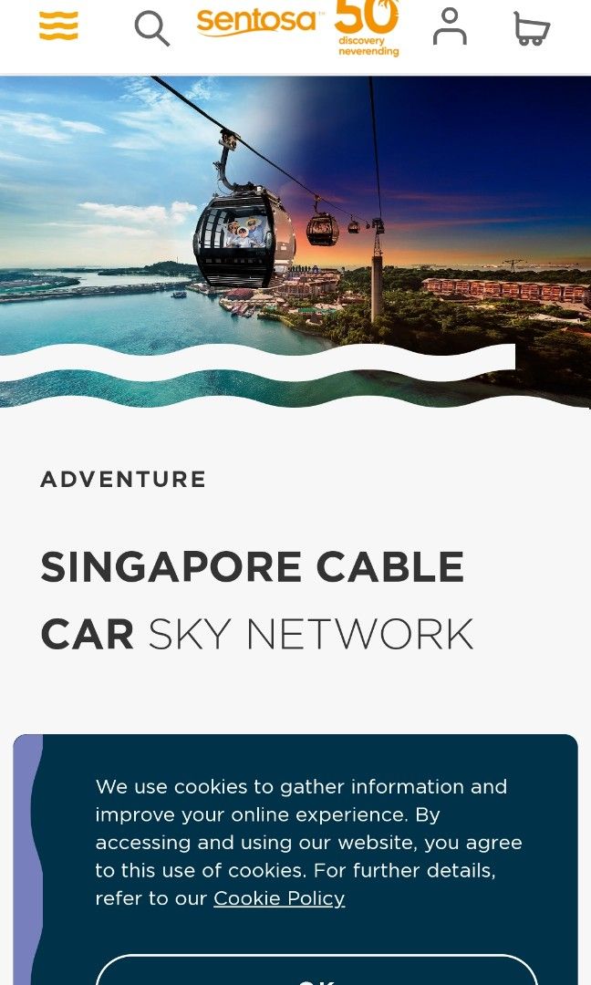 Cable car sentosa /$18 round trip, Tickets & Vouchers, Local ...