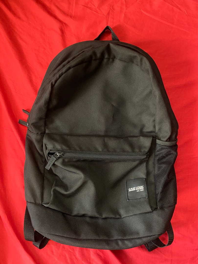 Case Logic - Black Backpack, Men's Fashion, Bags, Backpacks on Carousell