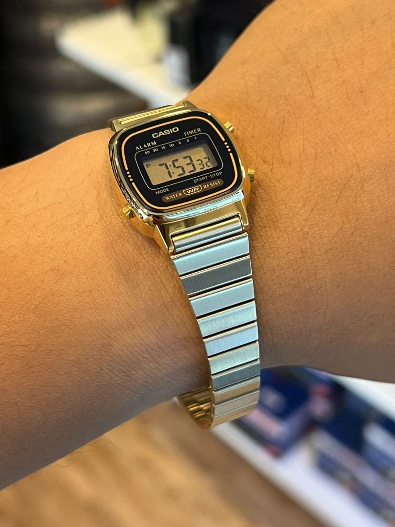 CASIO Digital Gold Small Ladies Watch LA670WGA-9D / Legit Casio Digital ...