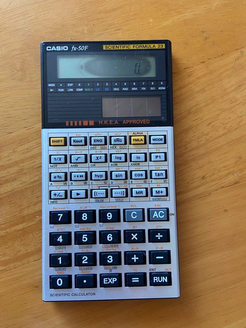 Casio fx-50F 計數機, 興趣及遊戲, 手作＆自家設計, 文具 - Carousell