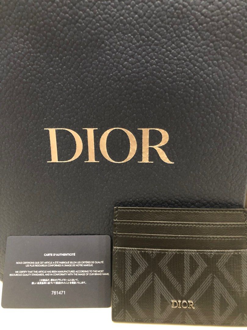 CD Diamond Dior Cardholder, Women's Fashion, Bags & Wallets, Wallets ...