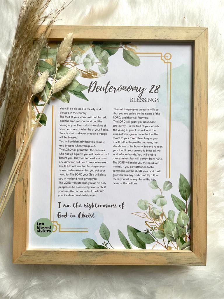 Christian Bible verse frames - Customised gifts - Christian gifts ...