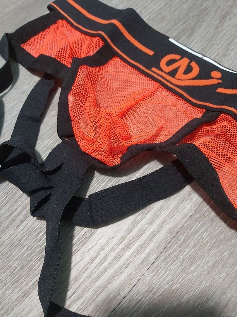 CHUANLANGWJ Orange Jockstrap, Men's Fashion, Bottoms, New Underwear on ...