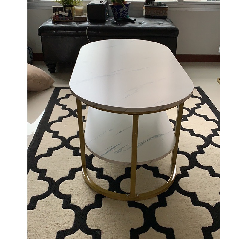 Coffee Table 100cm Free installation, Golden Leg, Furniture & Home ...