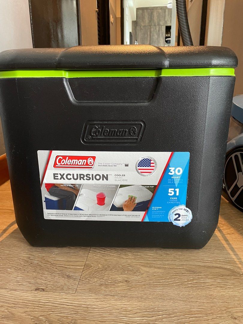Coleman Excursion cooler box (28litres), Everything Else on Carousell