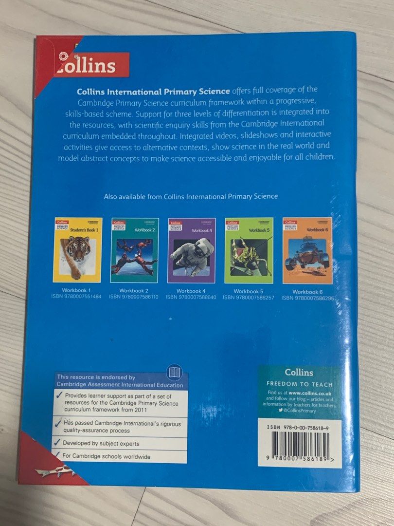Collins International Primary Science Workbook 3, Hobbies & Toys, Books ...