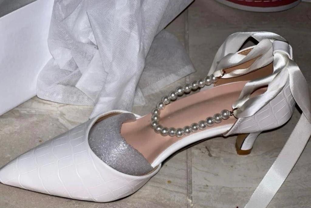 Cone heeled ankle Strap Pumps, Women's Fashion, Footwear, Heels on ...