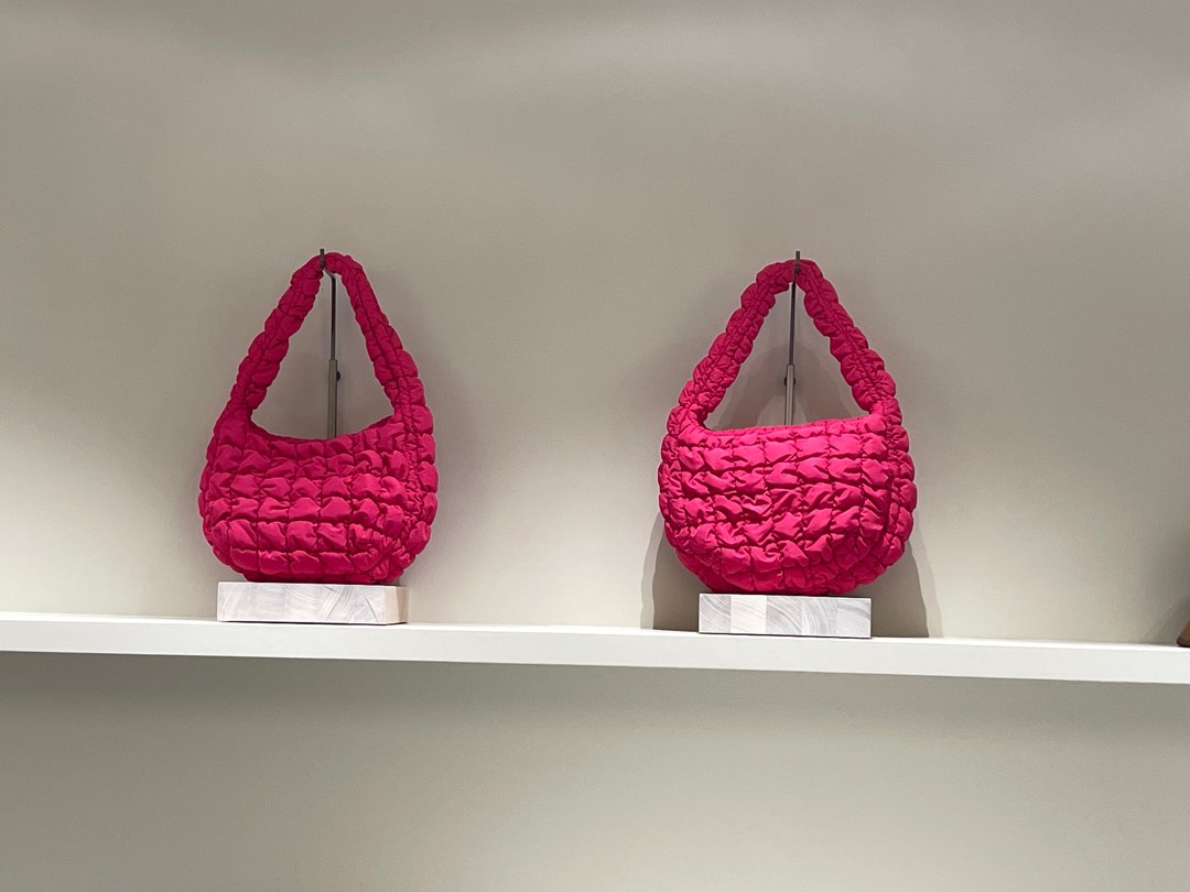 COS Mini Quilted Bag in Pink, Women's Fashion, Bags & Wallets, Shoulder ...